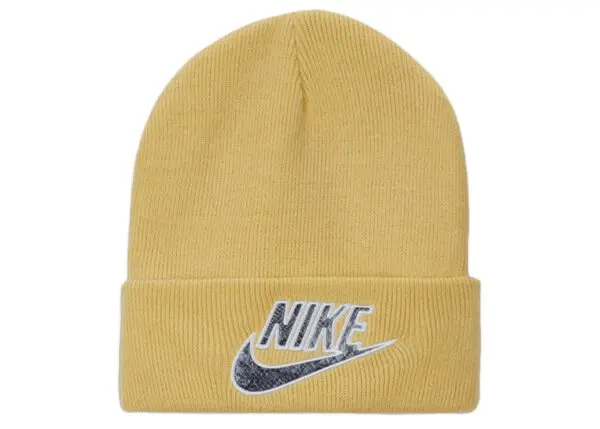 Supreme Nike Snakeskin Beanie - Pale Yellow