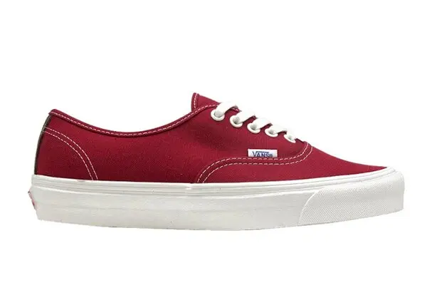 VANS Vault Og Authentic Lx Sneakers - Chili Pepper Red/white