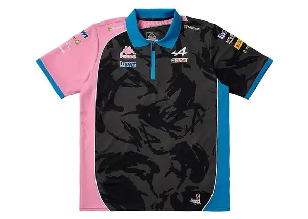 PALACE X Kappa For Alpine Tech Polo Shirt - Night Desert Camo