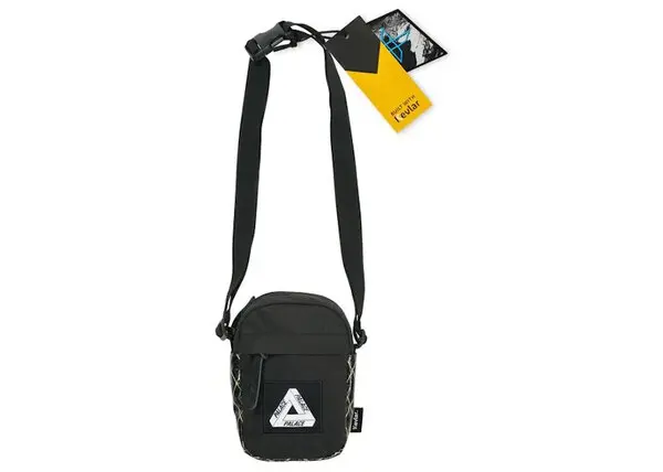 PALACE Xpac Cotton Canvas Shot Bag - Black
