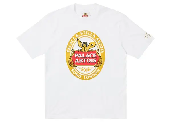 PALACE X Stella Artois Coaster T-shirt - White