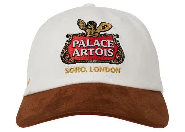PALACE X Stella Artois 6-panel Cap - White