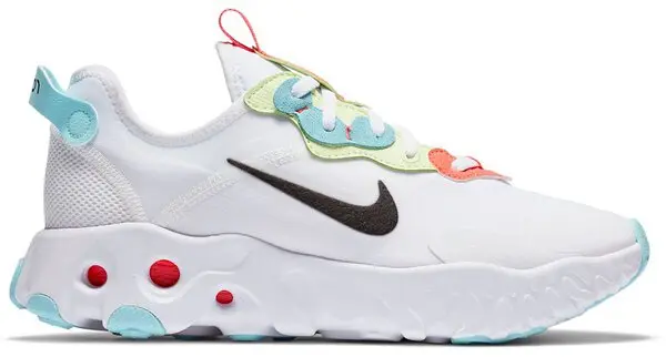 Nike React Art3mis Sneakers - White/black/bright Crimson
