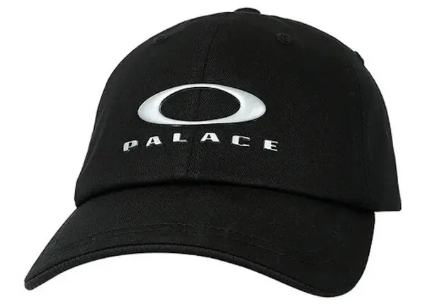 PALACE X Oakley 6-panel Cap - Black/silver
