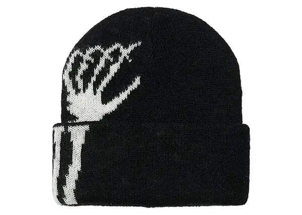 PALACE Y3 Skull Beanie - Black/white