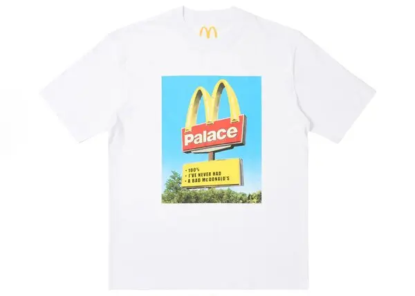 PALACE X Mcdonald's Sign T-shirt - White