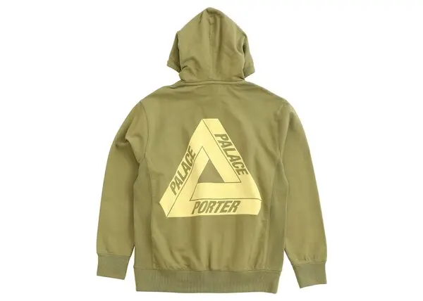PALACE X Porter Tri Ferg Hoodie - Khaki
