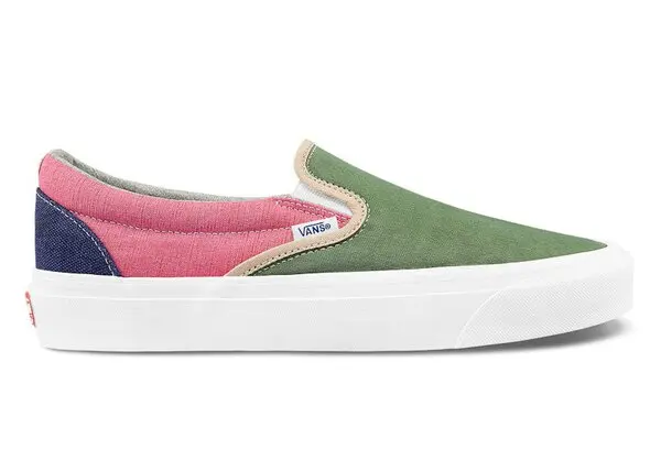 VANS Vault Og Classic Slip-on Lx Geoff Mcfetridge - Green/pink/blue