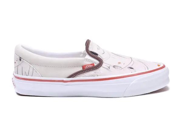 VANS Vault Og Classic Slip-on Lx Javier Callejain - Turtledove/true White