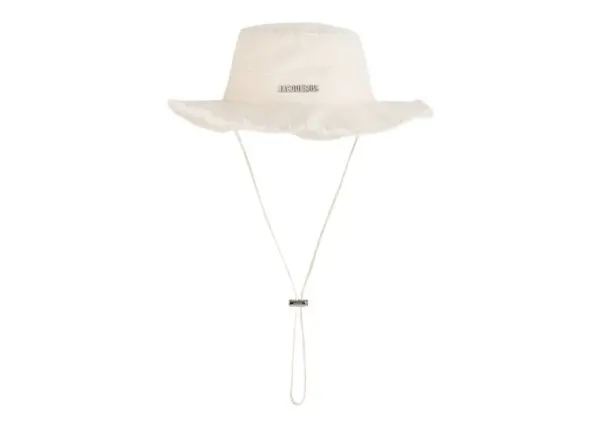 Jacquemus Le Bob Artichaut Large Brim Bucket Hat - Off/white