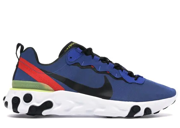 Nike React Element 55 Sneakers - Game Royal/black/white