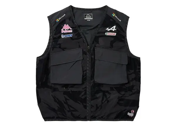 PALACE X Kappa For Alpine Pit Vest Bodywarmer - Night Desert Camo