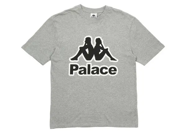 PALACE X Kappa T-shirt - Grey Marl