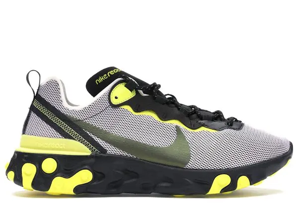 Nike React Element 55 - Pure Platinum/dynamic Yellow/vast Grey