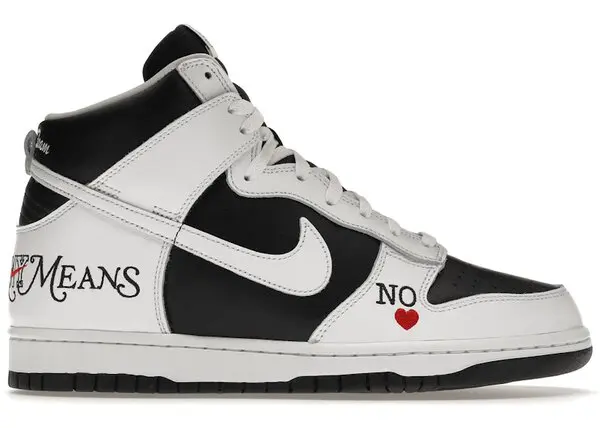 Nike Sb Dunk High Supreme Any Means - Black/white/varsity Red