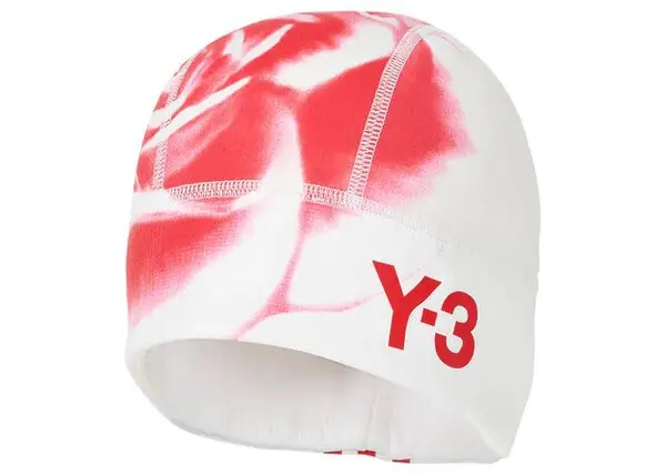 PALACE Y3 Beanie - White/red