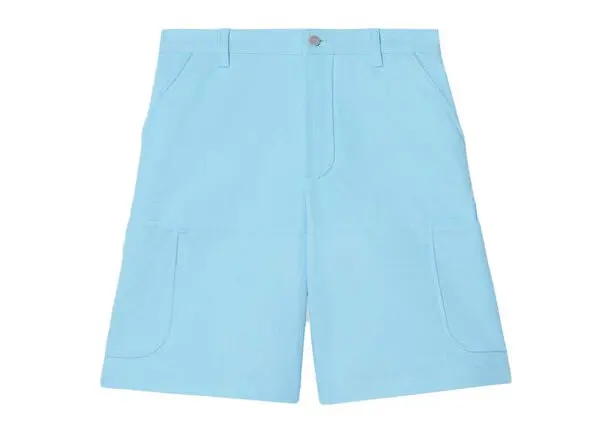 Jacquemus Le Short Giardino Workwear Bermuda Shorts - Light Blue