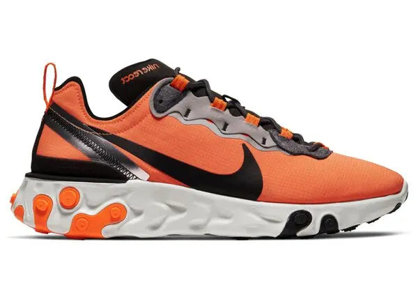 Nike React Element 55in Sneakers - Orange/black