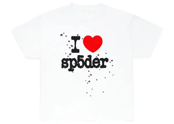 SP5DER I Heart Tee Shirt - White
