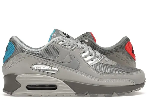 Nike Air Max 90 Moscow - Smoke Grey/infrared/laser Blue