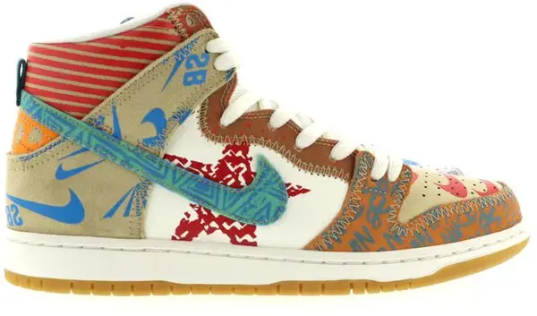 Nike Dunk High Thomas Campbell Sneakers - Iced Jade/circuit Orange/sail