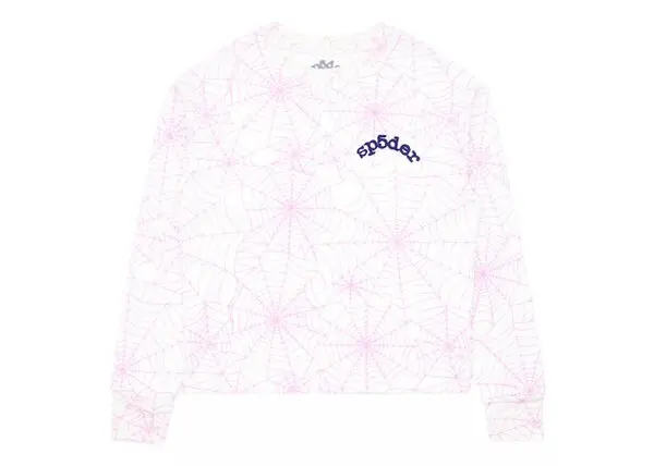 SP5DER Aop Thermal Long Sleeve T-shirt - Pink