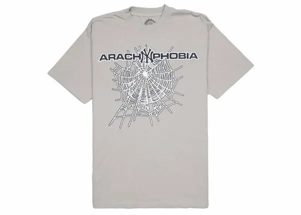 SP5DER Arach Ny Phobia Tee Shirt - Grey