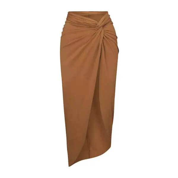 SKIMS Swim Sarong Skirt - Almond