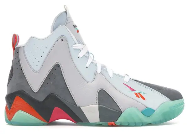 REEBOK Kamikaze 2 Mid High-top Sneakers - White/grey