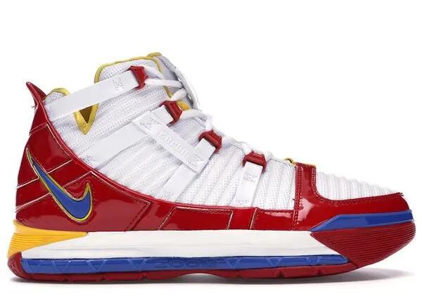 Nike Lebron 3 Superman Red Sneakers
