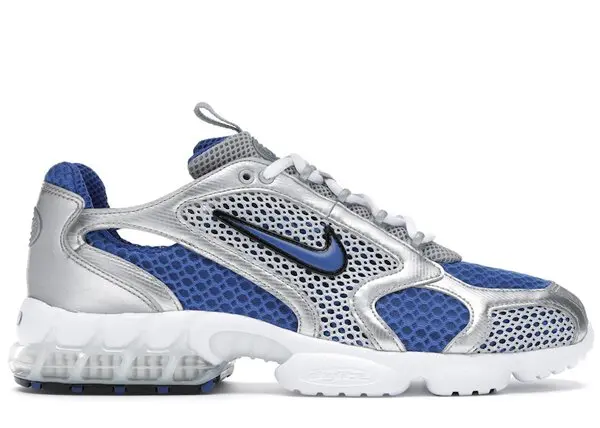 Nike Air Zoom Spiridon Cage 2 Sneakers - Metallic Silver/varsity Royal/white
