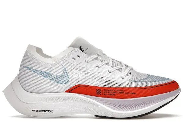 Nike Zoomx Vaporfly Next% 2 Sneakers - White/laser Blue/rush Orange