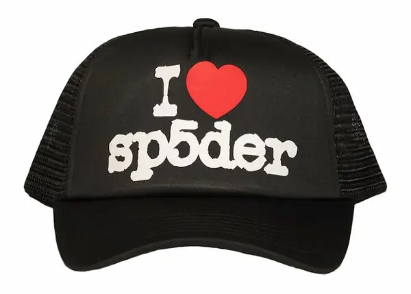 SP5DER Souvenir Trucker Cap - Black