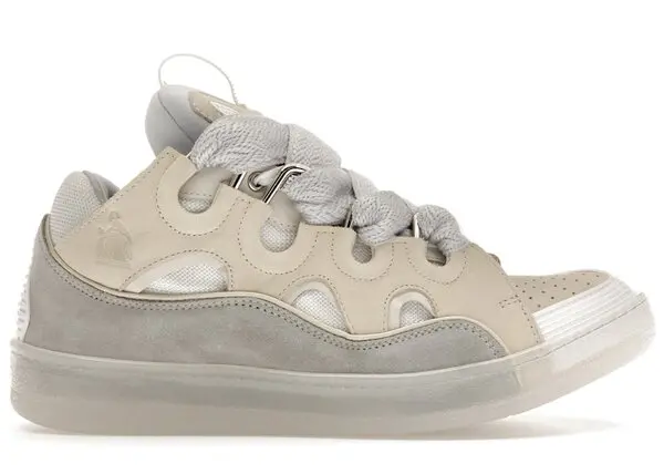 LANVIN Curb Sneakers - White/beige/grey