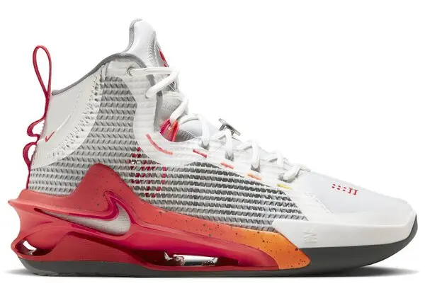 Nike Air Zoom Gt Jump Yi Jianlian Forged In Fire Sneakers - Pure Platinum/metallic Silver/summit White