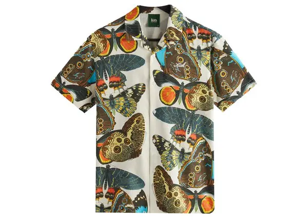 Kith Amnh Butterflies Camp Collar Shirt - White
