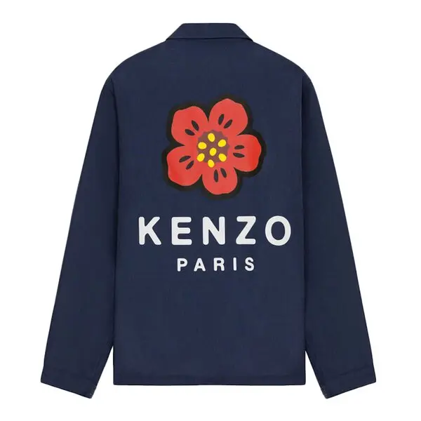 Kenzo X Nigo Boke Flower Coach Jacket - Navy Blue