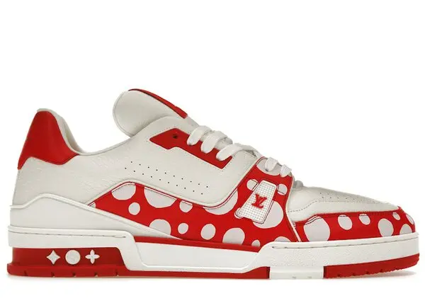 LOUIS VUITTON Trainer Yayoi Kusamain Sneakers - Red/white