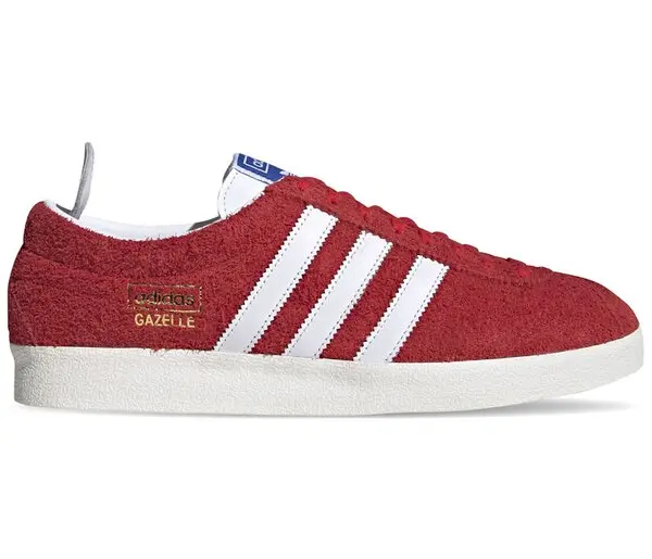 Adidas Gazelle Vintage Sneakers - Scarelet Red/cloud White/gold Metallic