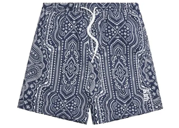 Kith Bandana Paisley Swim Short - Nocturnal