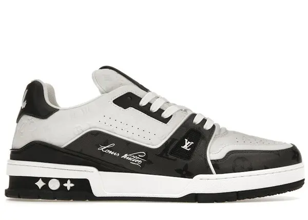 Louis Vuitton スニーカー ホワイト/ブラック　美品 Louis Vuitton Trainer #54 - Black/White | Editorialist