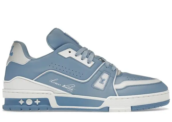 LOUIS VUITTON Trainer #54 - Light Blue/white