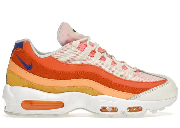 Nike Air Max 95 Sneakers - Campfire Orange/racer Blue/sail