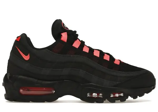 Nike Air Max 95 Sneakers - Black/anthracite/laser Crimson