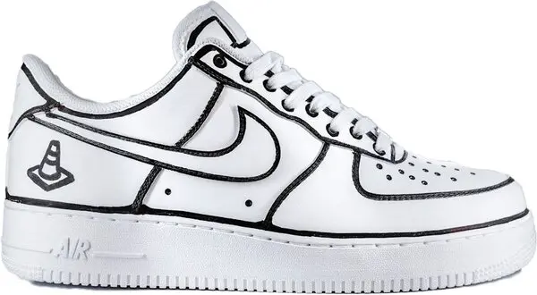 Nike Air Force 1 Low '07 Sneakers - White/black