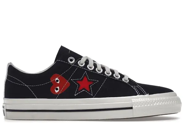 CONVERSE One Star Ox Comme Des Garcons Play - Black/red/white