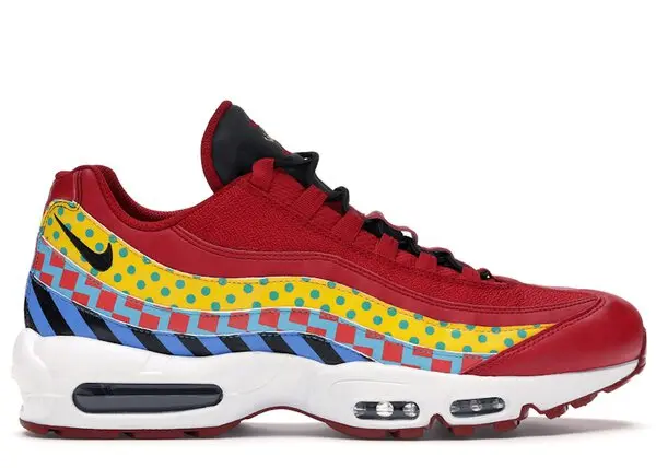Nike Air Max 95 Baltimore Home Sneakers - Gym Red/black/white