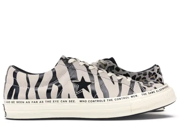 CONVERSE One Star Ox Brain Dead - Egret/black/white