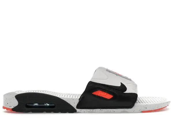 Nike Air Max 90 Slide Speckled - White/turf Orange/aquamarine