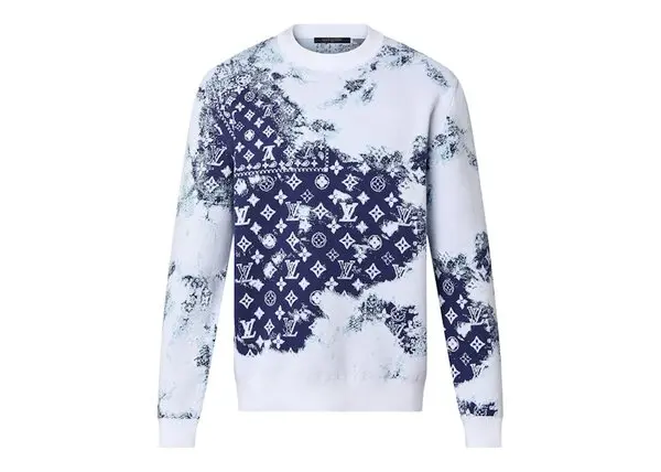 LOUIS VUITTON Monogram Bandana Crewneck Sweatshirt
